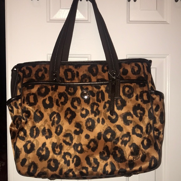 Coach | Bags | Coach Leopard Print Tote Bag | Poshmark